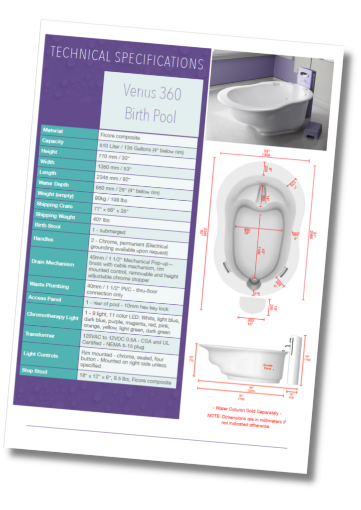 Specs Venus 360 - Active Birth Pools